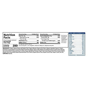 Protein Bars by Garden of Life SPORT, Organic Vegan Protein Bar for Women & Men - Peanut Butter Chocolate 20g Pure Protein per Bar with BCAAs & 9g Fiber, High Protein for Pre & Post Workout, 12 Count