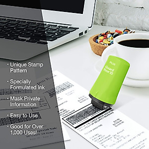Guard Your ID ADVANCED Roller Identity Theft Prevention Security Stamp GREEN (38311)