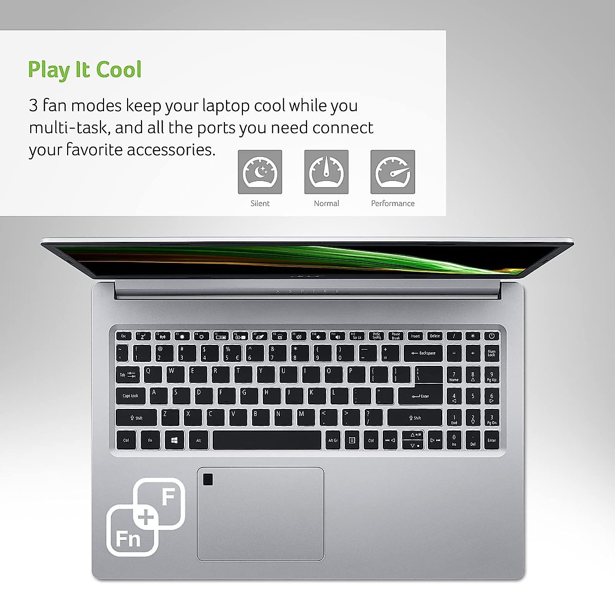 2023 Newest Acer Aspire 5 Laptop, 15.6" FHD IPS Display, AMD Ryzen 3 3350U Processor, 8GB DDR4 RAM, 256GB PCIe SSD, WiFi6, Backlit Keyboard, Fingerprint Reader, Amazon Alexa, Windows 11 Home in S mode