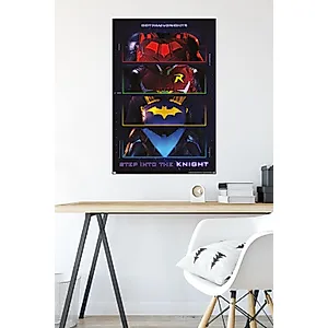 Trends International DC Comics Gotham Knights - Chest Emblems Wall Poster, 22.375" x 34", Premium Unframed Version