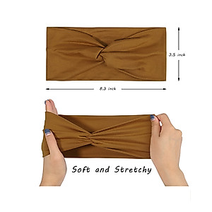 16 PCS Headbands for Women Elastic Hair Bands Yoga Running Hair Wrap + 16 PCS Stretch Headbands for Women Elastic Hair Bands Yoga Running Hair Wrap Non-slip Head Wraps Hair Accessories for Girls