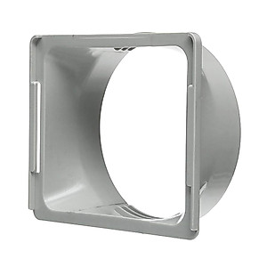 Jiecikou 5.9 inch Tube Portable A/C AC Air Conditioner Exhaust Hose Coupler/Coupling - Works with Every Mobile Air-Conditioning Unit Round (L/F Series)