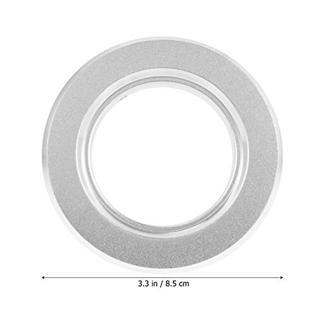 Baluue Bird Incubator Supplies Wooden Bird Nest Anti Bite Ring, ing Box Accessory, Birds Breeding Box Ring, Parrot Bird Hatchery Breeding Box Ring, 85mm (Silver)