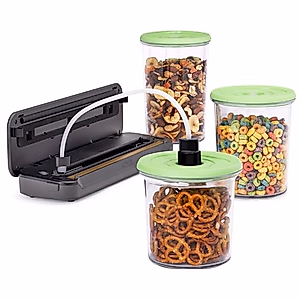 Presto 09512 FreshDaddy 3-Piece Vacuum Seal Container Set
