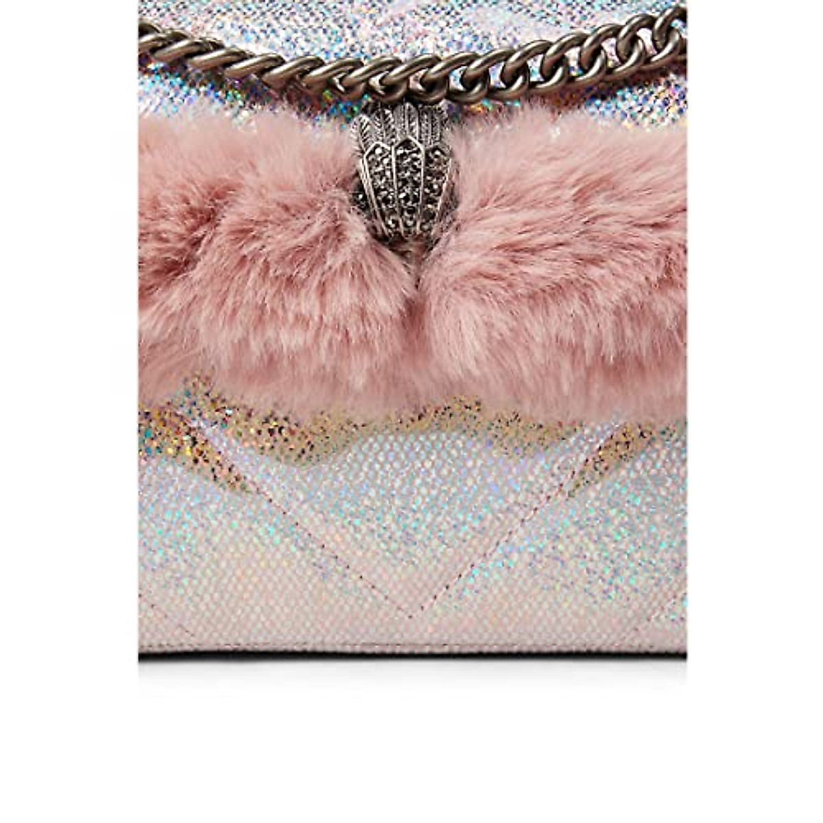 Kurt Geiger London Faux Fur Mini Kensington Pink One Size