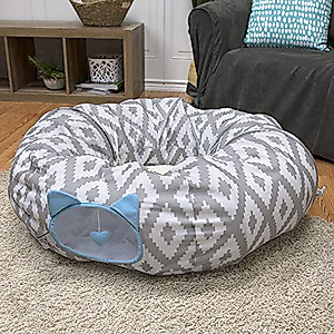 Kitty City Large Cat Tunnel Bed, Cat Bed, Pop Up Bed, Cat Toys