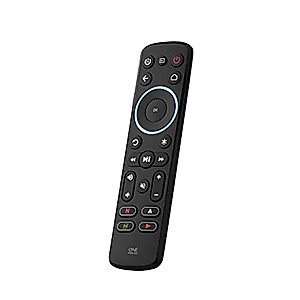 One For All Streamer Remote – Universal Remote Control for up to 3 Devices Infrared Controlled Streamer Boxes TVs and Sound bar – Learning Feature - Backlit Keys - Black – URC7935