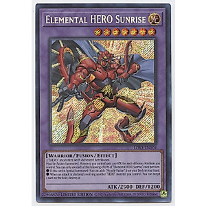 YU-GI-OH! Elemental Hero Sunrise - LDS3-EN104 - Secret Rare - 1st Edition