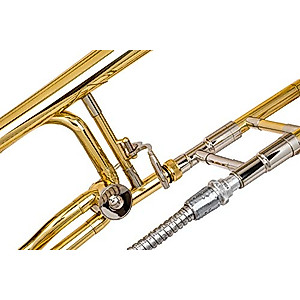 Cleaning kit 2 in 1 for trombones, euphoniums, bass-trombones, marching baritone horns, with large shank mouthpiece, safe and easy to use.