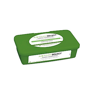 Medline AloeTouch Select Heavyweight Personal Cleansing Cloth Wipes, 576 Count, Scented, 8 x 12 inch Adult Large Incontinence Wipes
