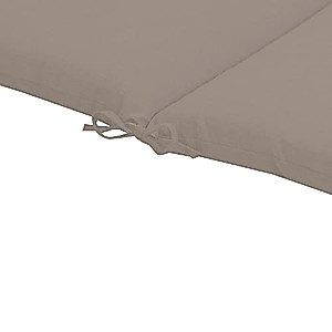 Decor therapy Outdoor Patio Taupe Chaise Cushion 21.5 in. x 72 in. x 4 in.