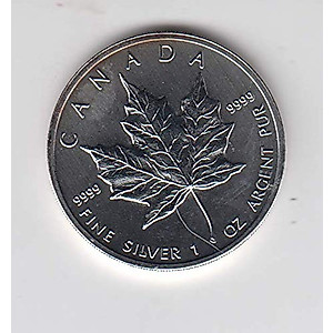 2012 CA Canada 1 Oz. Silver Maple Leaf Coin $5 Uncirculated