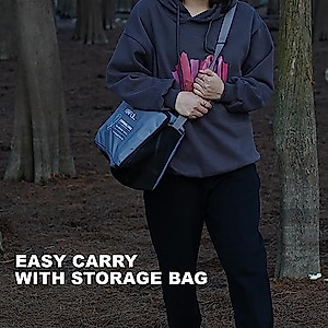 HITORHIKE Camping Chair with Nylon Mesh and Comfortable Headrest Ultralight High Back Folding Camp Chair Portable Compact for Camping, Hiking, Backpacking, Picnic, Festival (Dark Black)