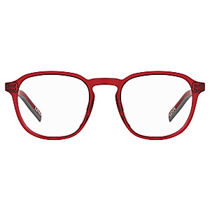 Levi's Women's LV 1024 Round Prescription Eyeglass Frames, Blue/Demo Lens, 50mm, 20mm