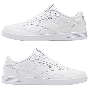 Reebok Men Club MEMT Sneaker, Steel/White, 10