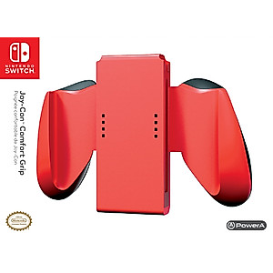 PowerA Joy Con Comfort Grips for Nintendo Switch - Red