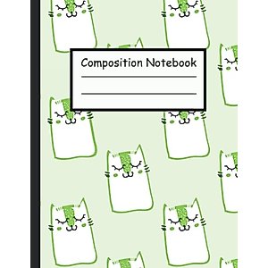 Composition Notebook: Composition Notebook Wide Ruled lined Paper Notebook Journal for Adults and kids, 110 blank wide lined white pages 8.5x11