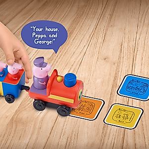 Grandpa Pigs Clever Train | Interactive Pre-School Toy Vehicle with Movement and Sounds and Action Figures | Official Peppa Pig Toys Ideal for Toddlers, Children, Boys and Girls Ages 2,3, 4 and 5