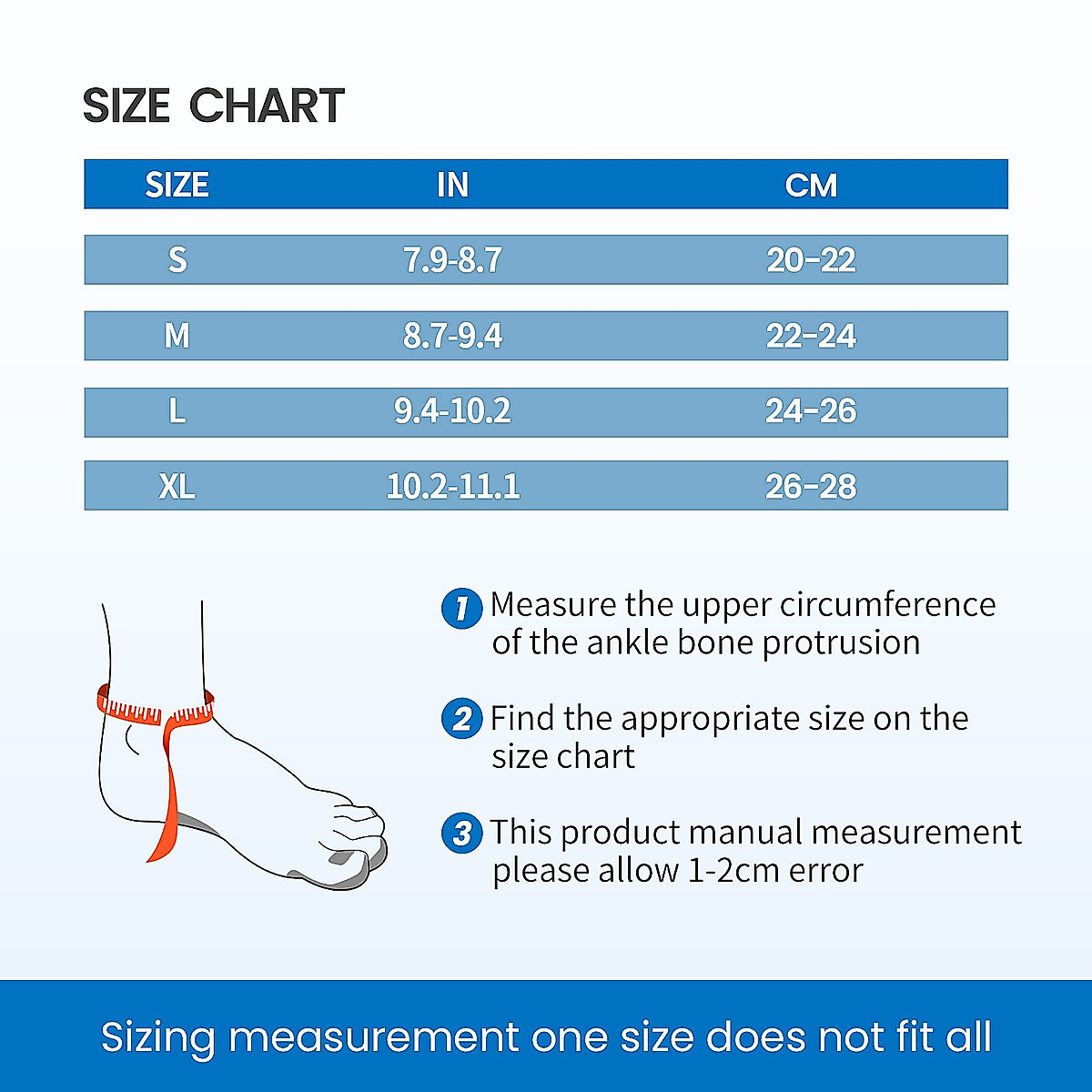 Galvaran Ankle Brace, Adjustable Breathable Compression Ankle Support，for Men and Women with Sprained Ankles, Ankle Wrap Stabilizing Ligaments, Plantar Fasciitis Relief