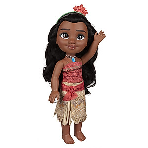 Disney Princess Moana Doll Sing & Shimmer Toddler Doll, Sings How Far I'll Go [Amazon Exclusive], Blue