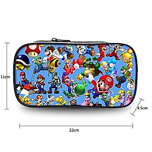 Super Mario Zipper Pencil Case for Toy and Pen Storage Bag (C)