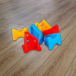 15PCS Upgrade Flooring Spacer, Laminate Wood Flooring Tools,Compatible w/Vinyl Plank, Hardwood & Floating Floor Installation etc,Hardwood Flooring w/1/4 & 1/3 Gap,Special Triangle Stay in Place