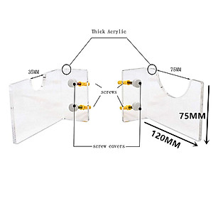 MANNIFEN lightsaber wall mount Holder Rack Stand Deluxe Lightsaber Room Light Blade Handheld Lightsaber Rack 1 Pair