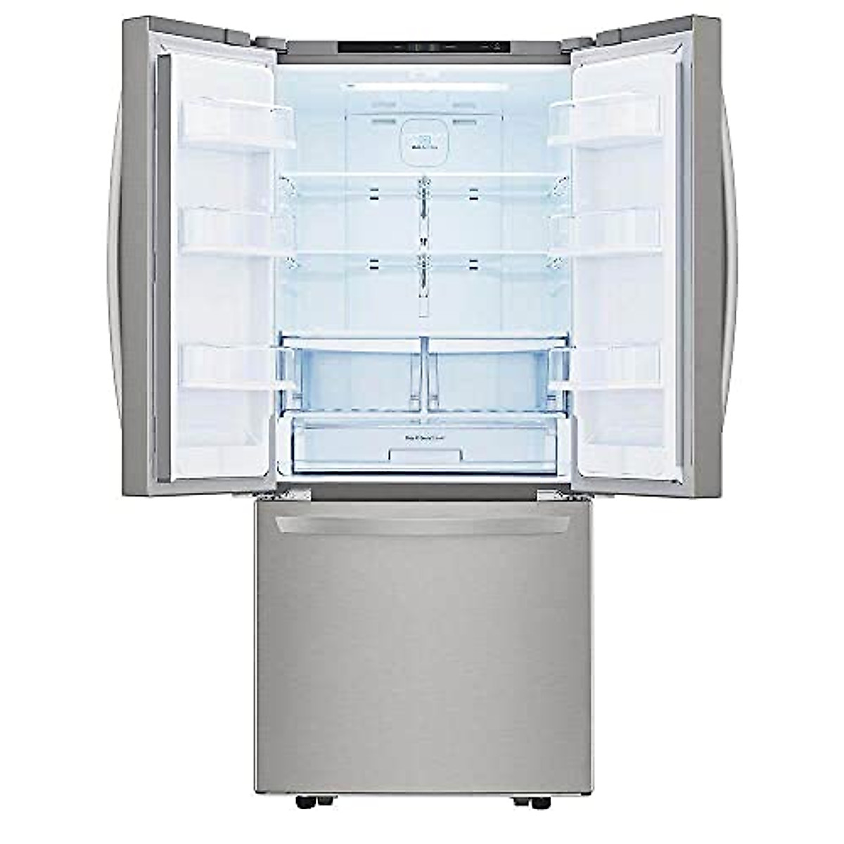 LG LFCS22520S 22 Cu. ft. French Door Refrigerator in Stainless Steel (2021)