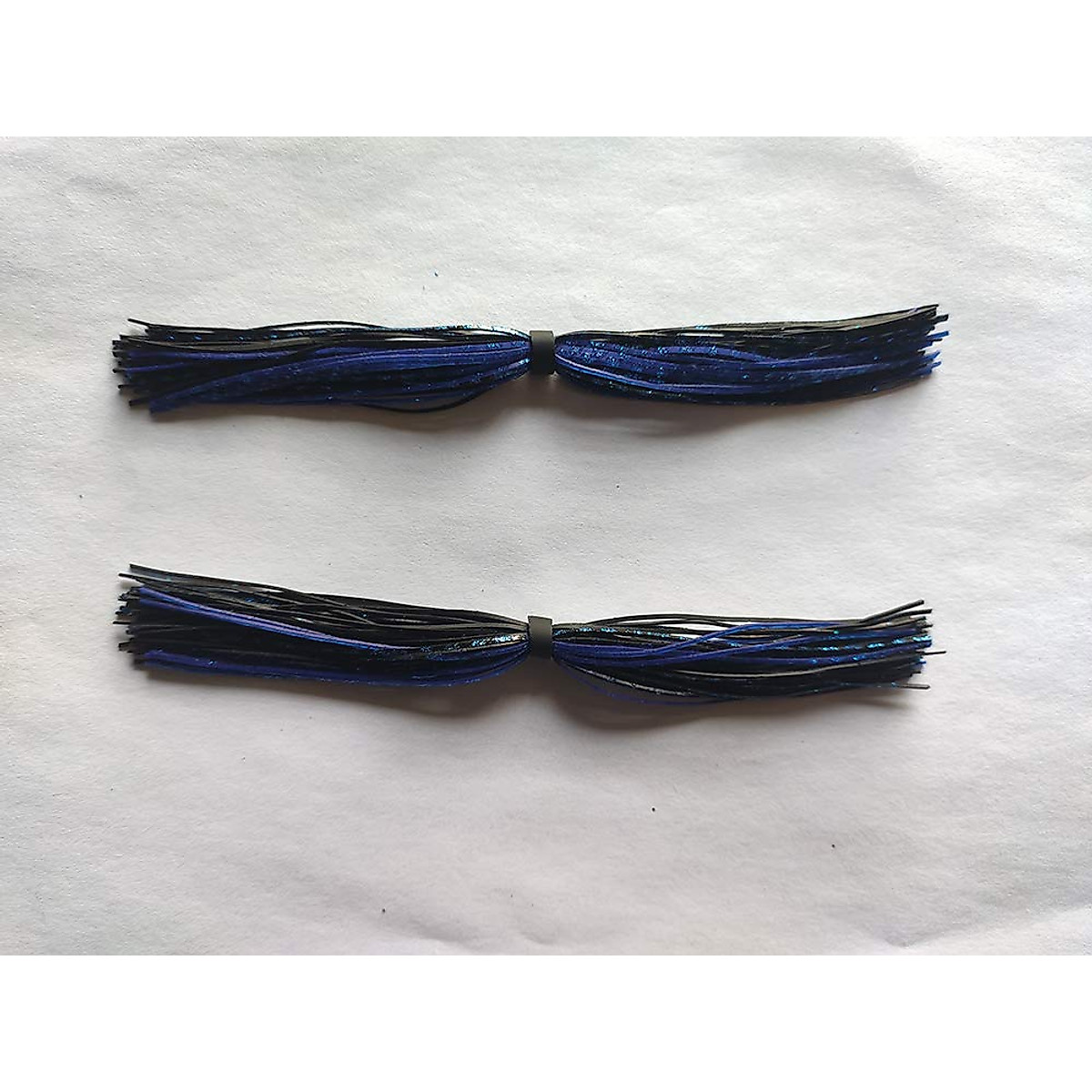 senlang 10 Bundles 50 Strands Fishing Silicone Skirts Spinnerbaits Buzzbaits Squid Rubber Line Jig Head Lures Replacement Fly Tying Material L7