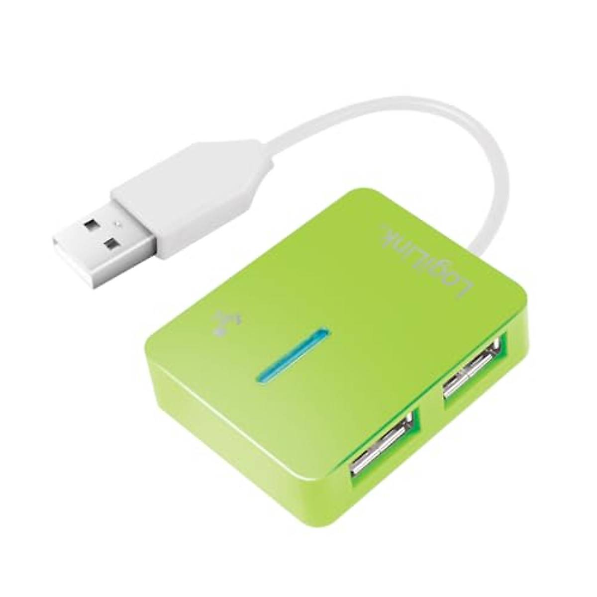 LogiLink Smile 4 Port USB 2.0 Hub - Green