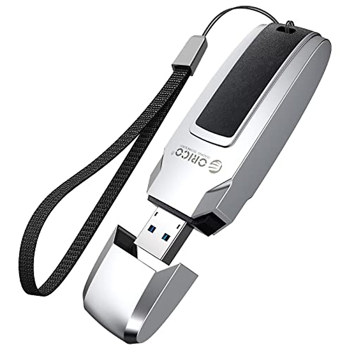ORICO USB 3.2 Flash Drive 256GB, Memory Stick 256GB 100 MB/s Reading Thumb Drive with Keychain USB Flash Drive Metal USB Drive Data Storage Compatible with Computer/Laptop（U3）