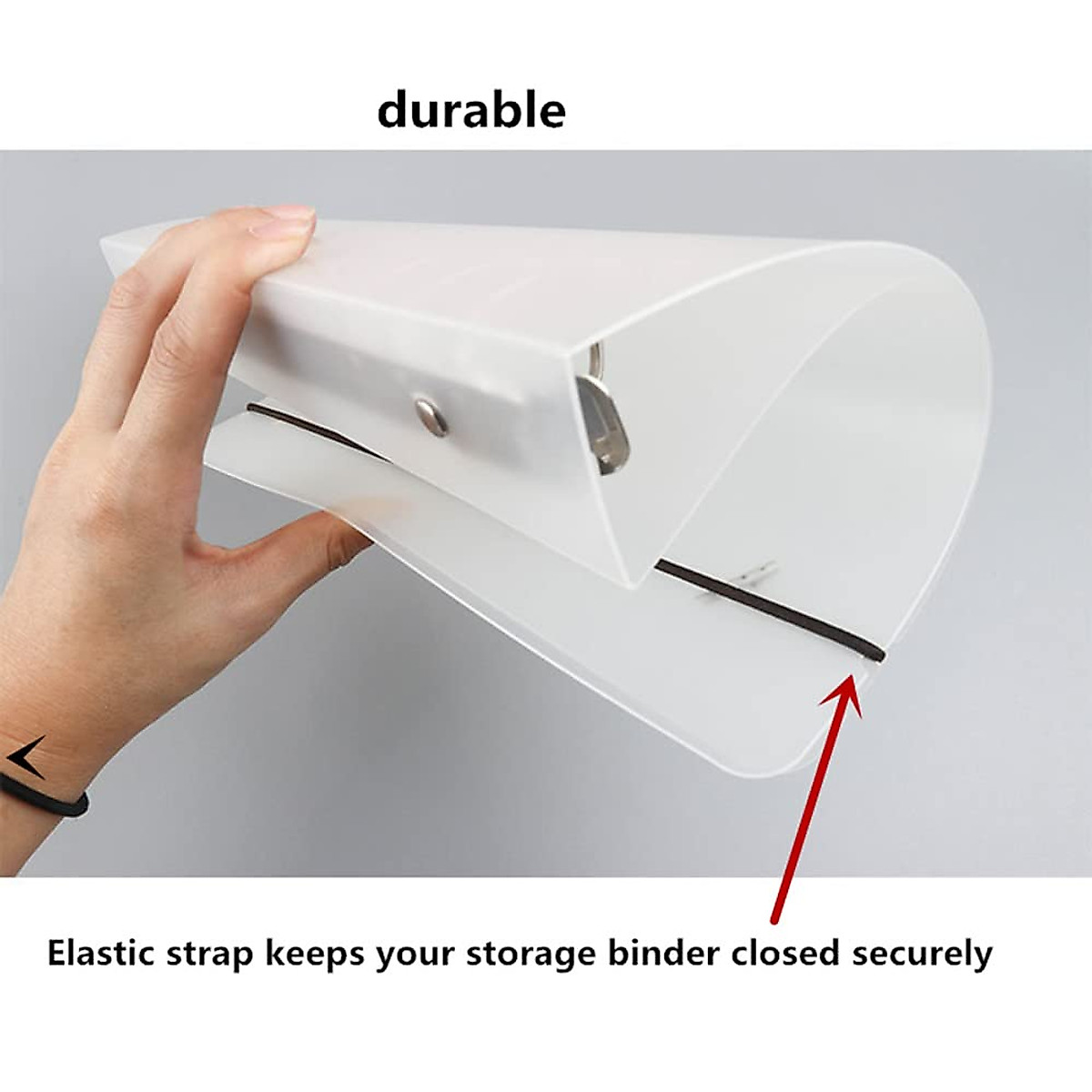 Arbuya Cutting Dies Storage Binders Stencil Storage Folders Scrapbooking Cutting Die Organizer Sticker Storage Transparent Bags (Folder Including 10pages)