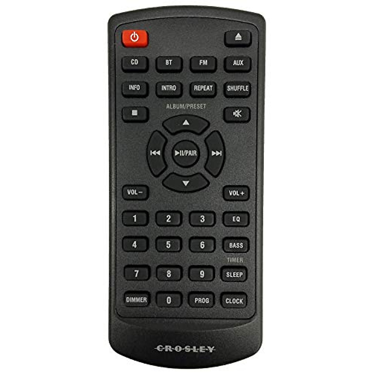 Crosley CR3501A-WA Fleetwood Bluetooth FM Clock Radio and CD Player, Walnut