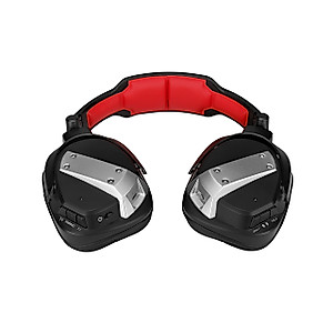 2.4G Wireless Gaming Headset Low Latency Foldable 7.1 Surround for PC Laptop Switch NS PS5 PS4 Not suitable for Xbox One Xbox Series X Games Detachable Noise Cancelling Microphone Memory Foam Earmuffs