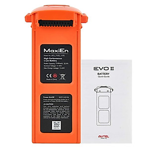 Autel Robotics EVO 2 Battery 7100 mAh 11.55V Smart Battery for EVO II/EVO II Pro/EVO 2 Enterprise/RTK/EVO 2 Dual 640T Drones(V2 & V3), 2025 N-e-w, Orange