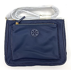 Tory Burch Women's Nylon Swingpack Crossbody Bag (Tory Navy)