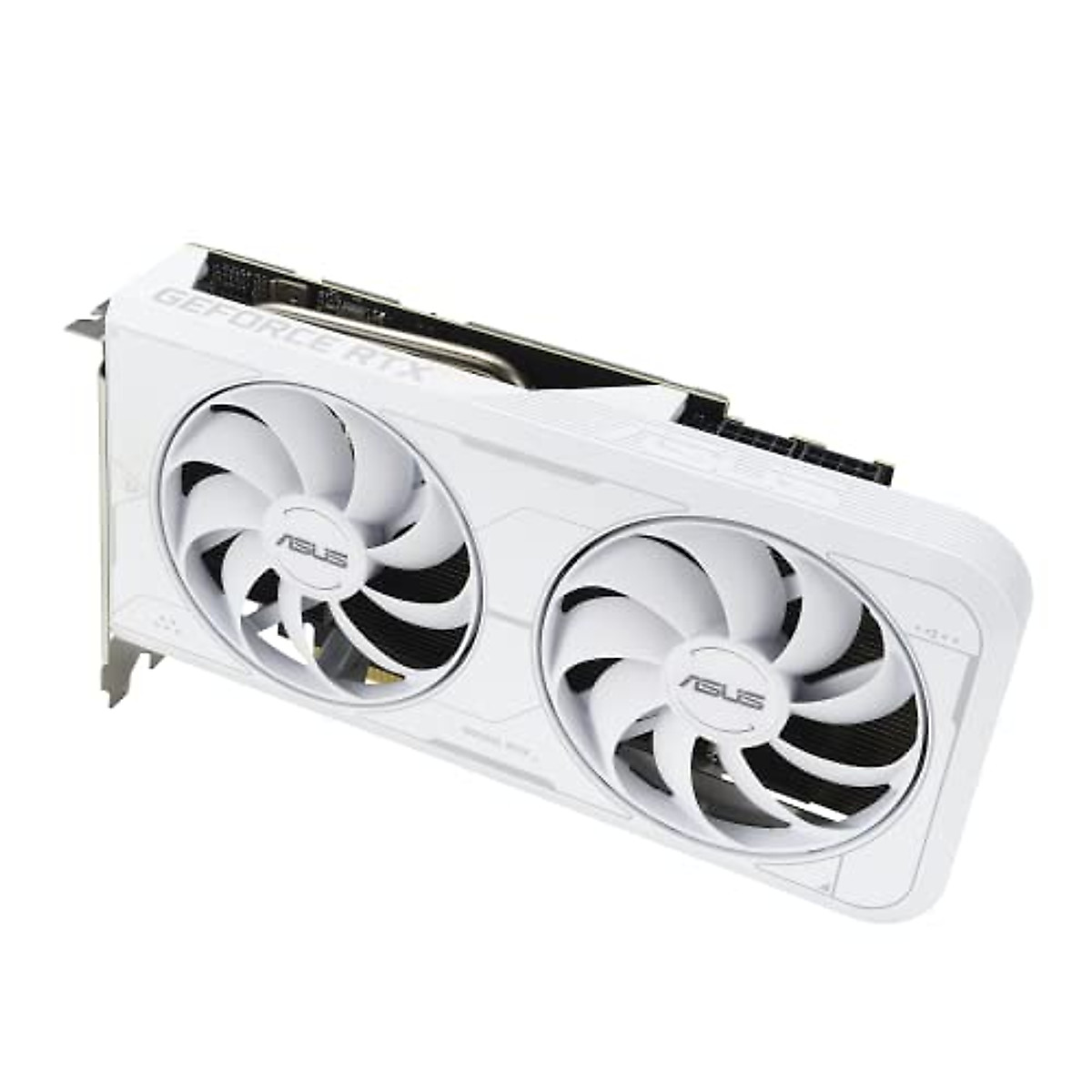 ASUS Dual NVIDIA GeForce RTX 3060 Ti White OC Edition Graphics Card (PCIe 4.0, 8GB GDDR6X Memory, HDMI 2.1, DisplayPort 1.4a, 2-Slot Design, Axial-tech Fan Design, 0dB Technology, and More)