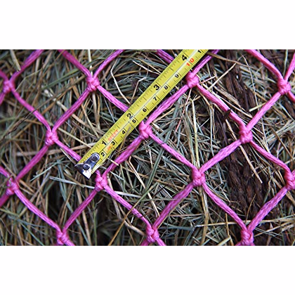 T TEKE Classic Slow hay Feeder hay nets, 40" Length with 2" Holes, Horse Supplies hay Bags for Horses, Goat Feed