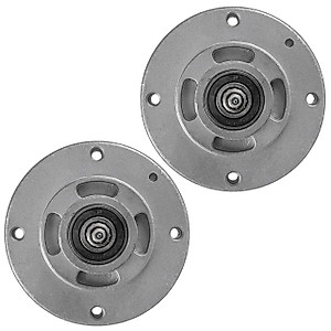 Caltric 2 Spindle Assembly Compatible with Husqvarna Mz48 Mz52 Mz5225 Mz6125 Mz6128 539112170