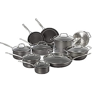 Cuisinart Chef's Classic Non-Stick Hard Anodized, 17-Piece, Cookware Set