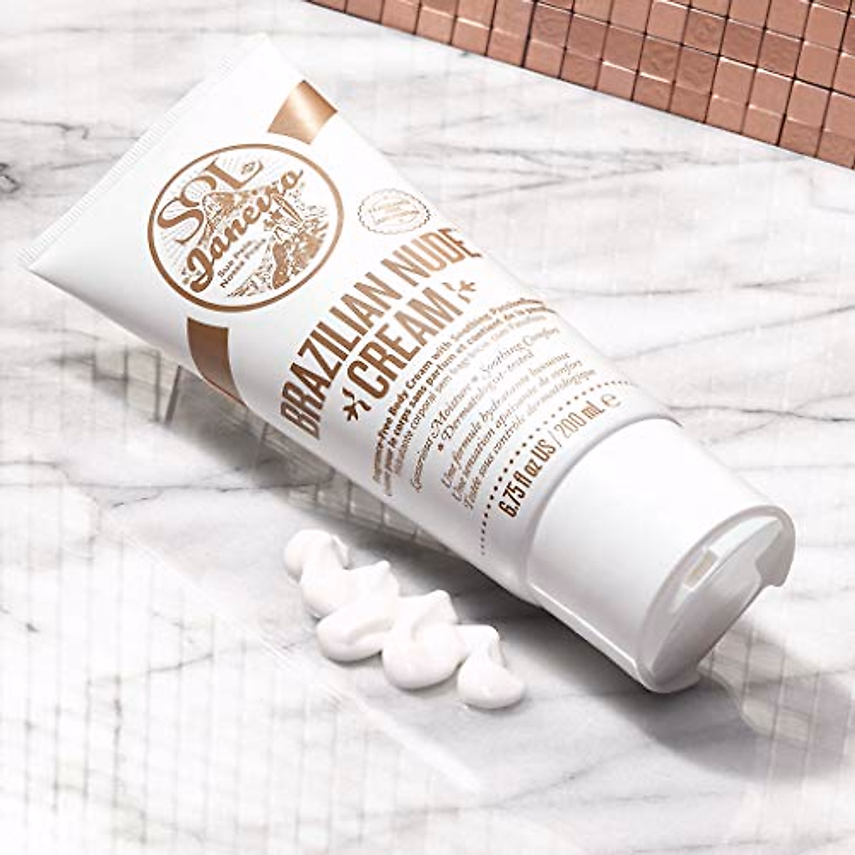 SOL DE JANEIRO Ultra Nourishing, Fragrance Free Brazilian Nude Body Cream 200mL/6.75oz