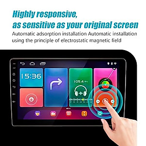 UGSHY Pack-1 Car Navigation Tempered Film, 10.1"-10.2" Touch Screen Tempered Glass Protective Film, Suitable for Most Models (Transparent)