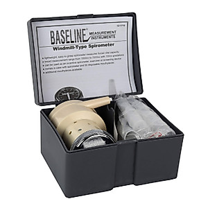 Baseline 12-1710 Windmill Type Buhl portable spirometer with Mouthpieces