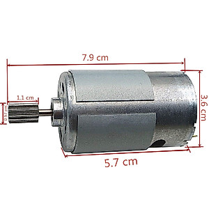 weelye 1 Pcs Universal 550 35000RPM Electric Motor RS550 12V Motor Drive Engine Accessory Kids RC Car Children Ride on Toys Replacement Parts