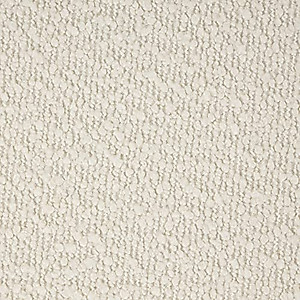 Casa Andrea Milano Modern Large Boucle L-Shape Sectional Sofa, with Extra Wide Chaise Lounge Couch, Cream