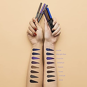 Marcelle 2-in-1 Retractable Eyeliner, Black, Waterproof, Easy-To-Smudge, Smokey Eye, Long-Lasting 12h, Fragrance-Free, Hypoallergenic, Cruelty-Free, 0.31 g