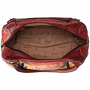 Anna by Anuschka womens 8064 Shoulder Handbag, Mediterranean Garden, One Size US