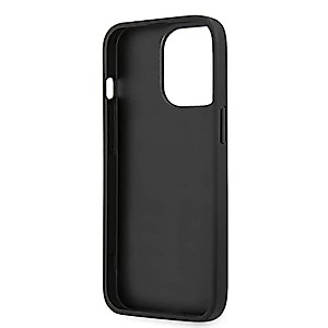 Karl Lagerfeld KLHCP13XPCUSKCBK Protective Silicone Hard Case for Apple iPhone 13 Pro Max Karl and Cat Black