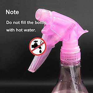 Olycism Avenoir Mister Spray Bottle, 250ml Adjustable Spray Storage Container for Hair, Plant and Home Cleaning, Pink