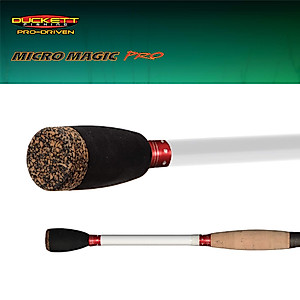 Duckett Fishing DFMP70M-S Micro Magic ProSpin Medium Action Rod with Split Grip, 7', Spinning